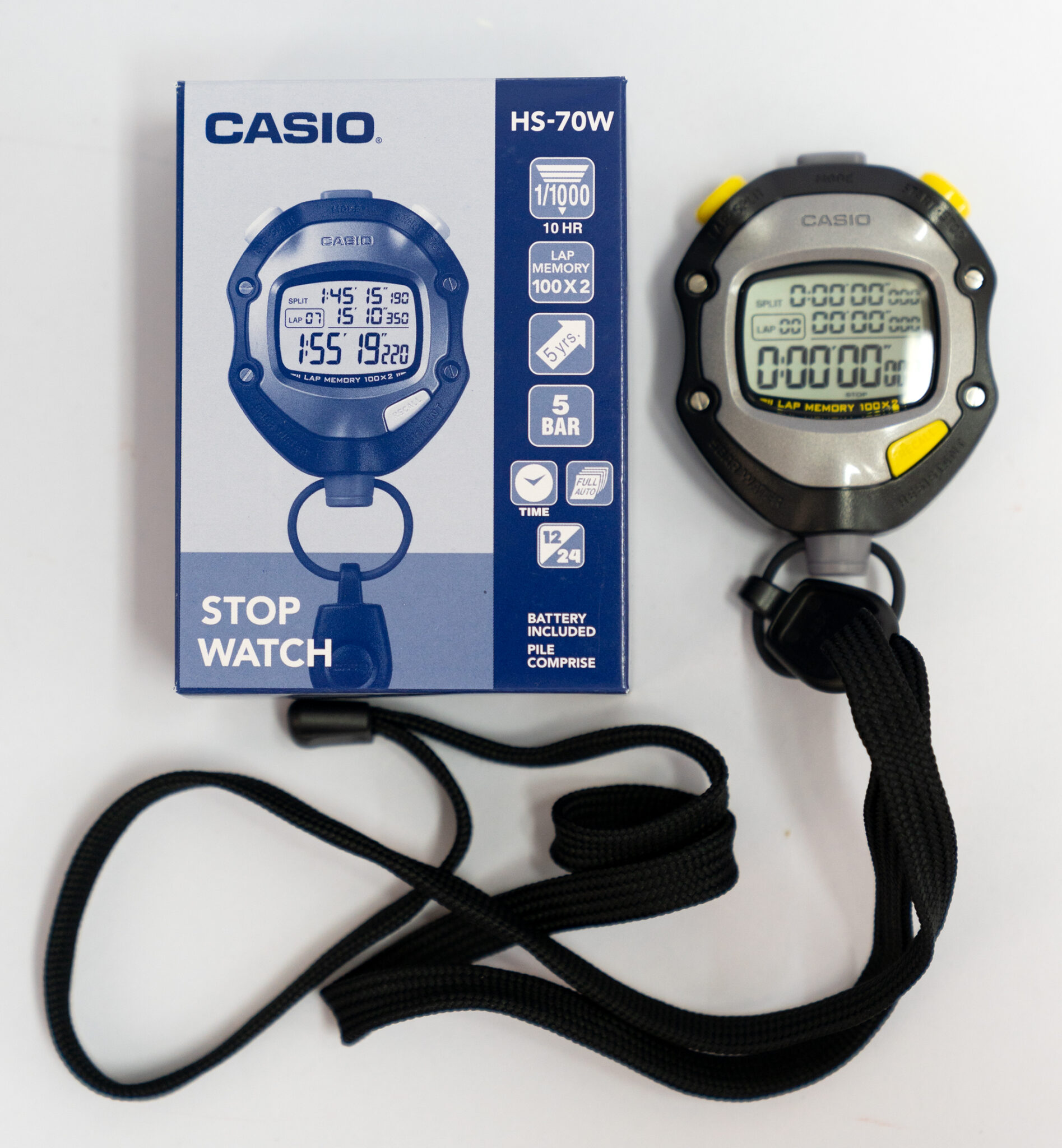 นาฬิกาจับเวลา Casio HS-70W - New Sport Olympic